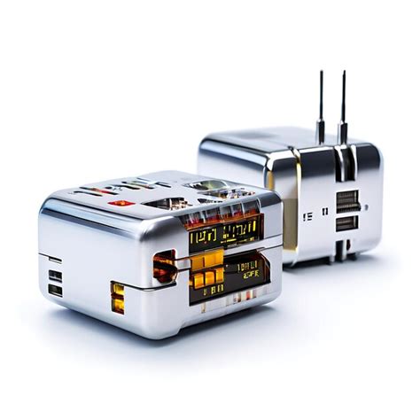 Photo Of Pacemaker Programming Devices Isolated On White Glossy Background Premium Ai