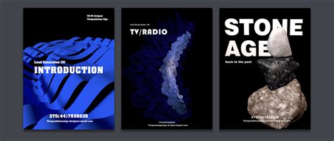 Poster Collection Cinema 4d On Behance