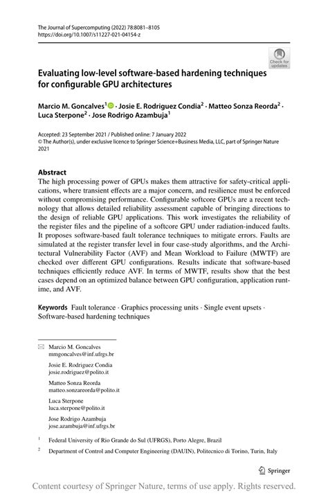 Evaluating Low Level Software Based Hardening Techniques For