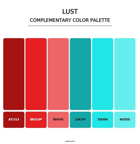 Lust Color Palettes Colorxs Com