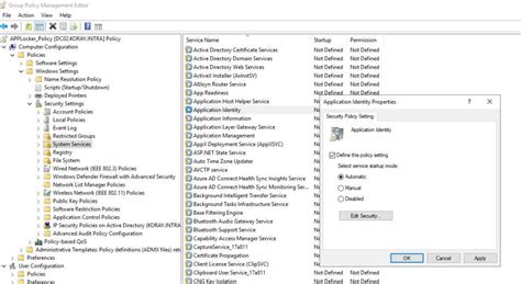applocker policy windows and active directory security