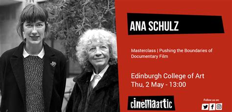 Pushing The Boundaries Of Documentary Film Ana Schulz Masterclass