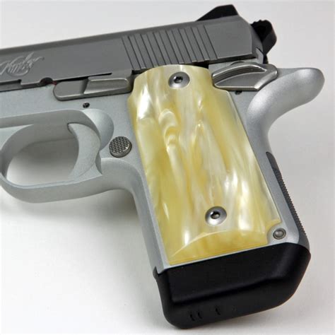 Kimber Micro 380 Antique Pearl Kirinite® Grips Surface Smooth Safety