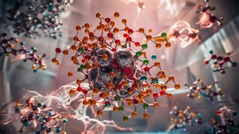 Premium Photo A 3d Visualization Of A Complex Molecular Structure
