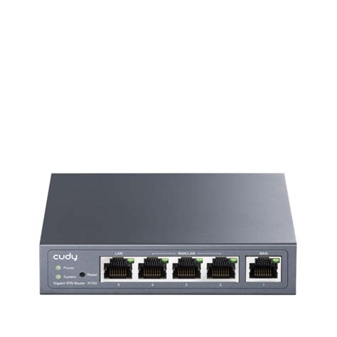 Multi Wan Vpn Router Cudy R700 Con 5 Puertos Gigabit 1 Wan 3 Wan Lan Y 1 Lan Dns Over