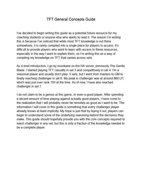 Tft General Concepts Guide Pdf Reason Knowledge