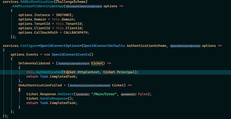 core mvc openid connect exceptions not using