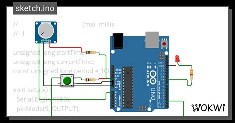 問題14timermillis Wokwi Esp32 Stm32 Arduino Simulator