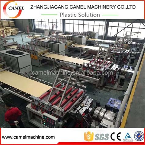 기계pvc Wpc 거품 장 밀어남 선을 만드는 Wpc 거품 장 박판으로 만드는 기계 플라스틱 널