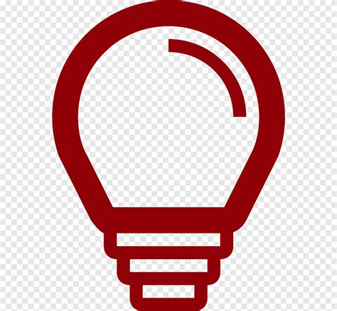 백열 전구 컴퓨터 아이콘 유기 조명 시스템 빨간 전구 텍스트 서비스 Png Pngegg