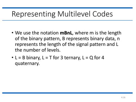 3 Line Coding Bipolar Multilevel Multitransition Pptx
