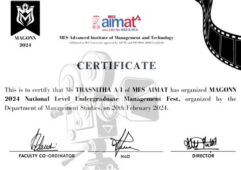 Thasnitha Ibrahim On Linkedin Thrilled To Have Organized A Successful Management Fest Magonn