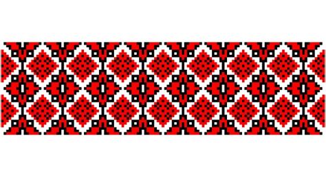 오래된 수제 크로스 스티치 민족 우크라이나 패턴처럼 좋은 자수 우크라이나어 수건 장식품 Rushnyk 호출 벡터 0명에 대한