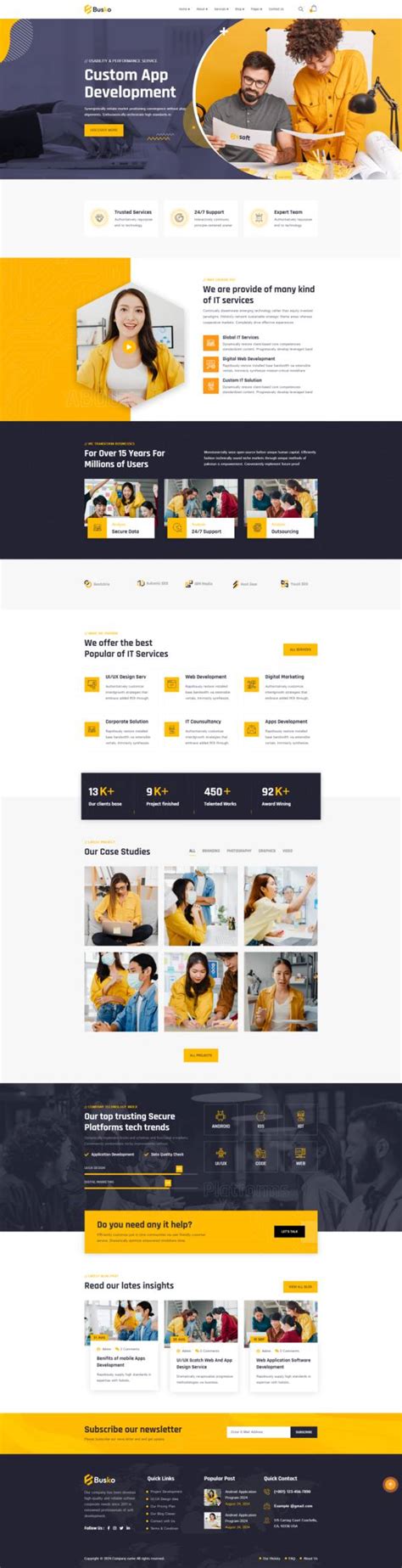 公司网站搭建，网络公司网页设计pbootcms模板 17素材网