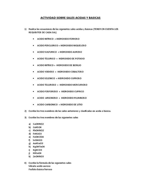 Act Sales Acidas Y Basicas Pdf