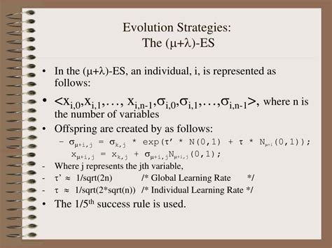 Ppt Understanding Evolution Strategies Procedures And Examples Powerpoint Presentation Id