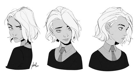 ArtStation Gwen Stacy Facial Expressions Christian Fenis Character Design Character Art
