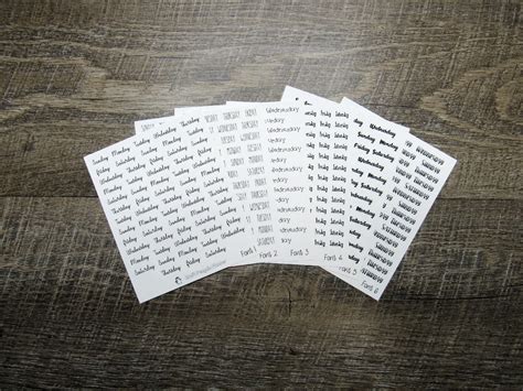 Small Days Script Craft Penguin Planner