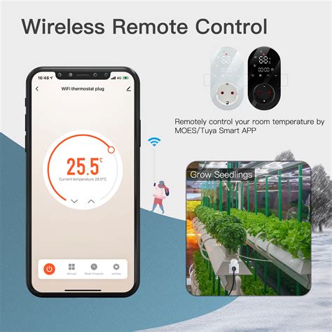 Tuya Wifi Smart Led Domoticatemperature Control Plug 16a Culture