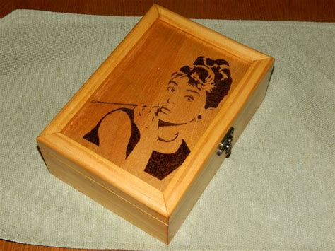 Pyrography Box Personalised Photo Cards Cards And Stationery Pyrography