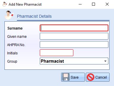 Managing Pharmacists Z Software