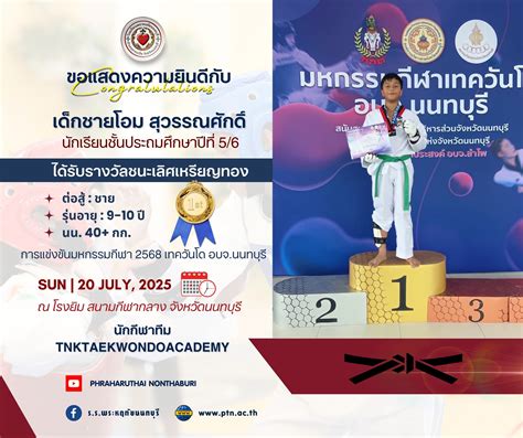 ร ร พระหฤทัยนนทบุรี 👏ขอแสดงความยินดีกับ เด็กชายโอม สุวรรณศักดิ์ ชั้นประถมศึกษาปีที่ 5 6 ได้รับ