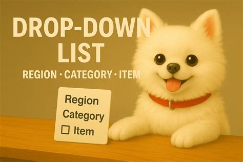 Erstellen von Excel Dropdown Listen einfach dynamisch und abhängig mit Datenvalidierung