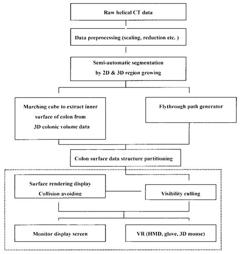 The Process Of The Interactive Virtual Colonoscopy System Download
