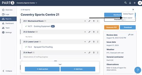 Saving A Report Layout Part Help Center