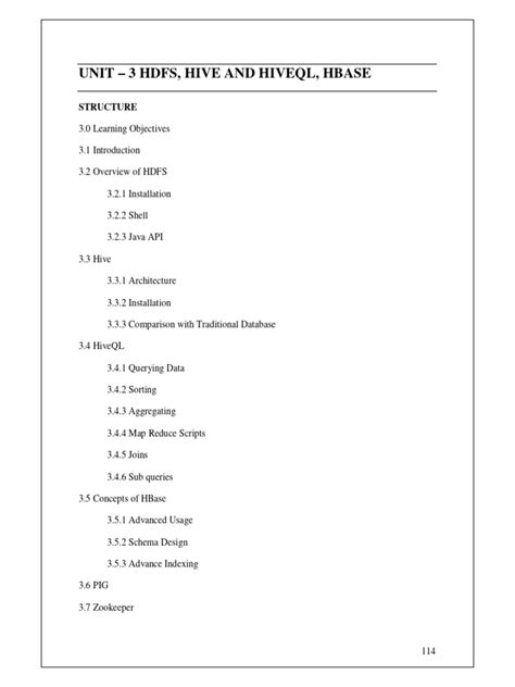 Unit 3 Pdf Apache Hadoop Databases