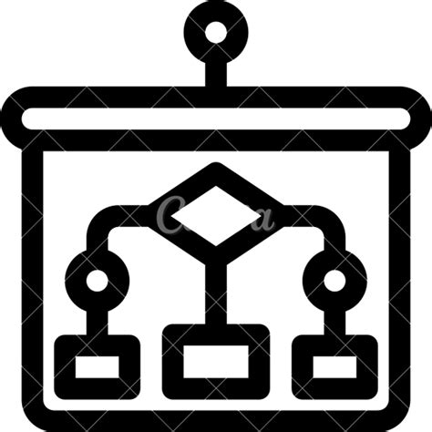 Flowchart 素材 Canva可画