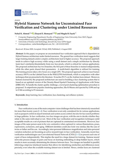 Pdf Hybrid Siamese Network For Unconstrained Face Verification And Clustering Under Limited