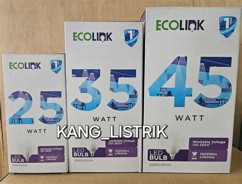 Lampu Ecolink Bohlam Led Ecolink Capsule Ecolink Lampu Led Kapsul