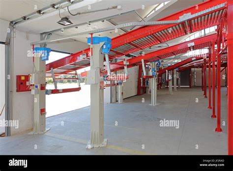 Elevated Conveyor Ramp Stock Photo Alamy
