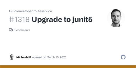 Upgrade To Junit5 · Issue 1318 · Giscienceopenrouteservice · Github