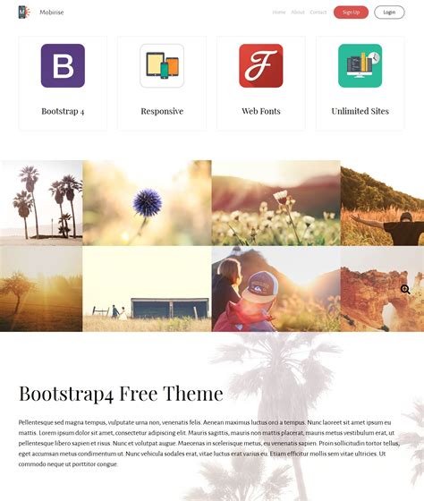 Free Download Bootstrap App Theme