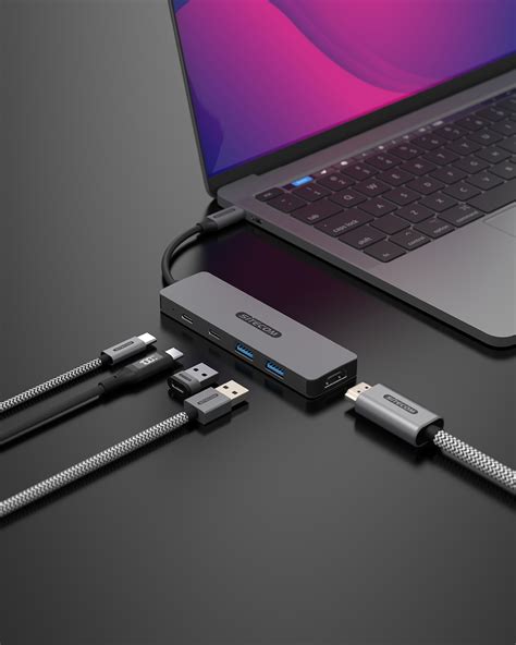 Sitecom 5 In 1 Usb C Power Delivery Multiport Adapter