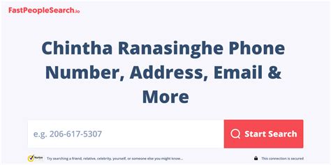Chintha Ranasinghe Phone Number Address Email And More