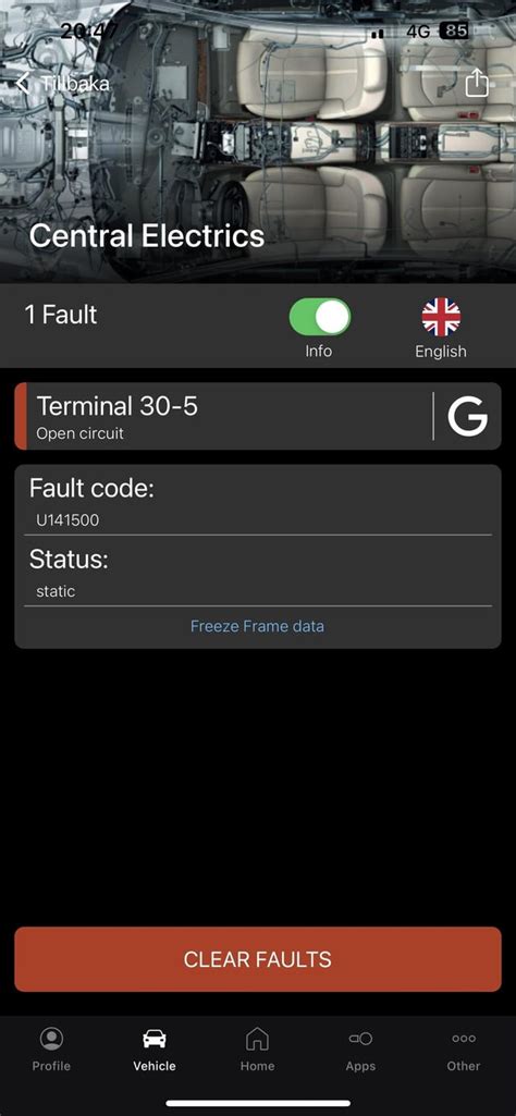 Faultcode Raudi