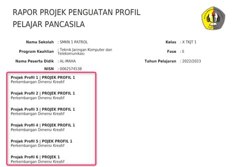 Hapus Perencanaan P5 · Issue 44 · Eraporsmkerapor6 · Github