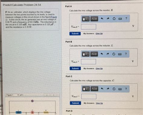 Rms Voltage Across Resistor Calculator