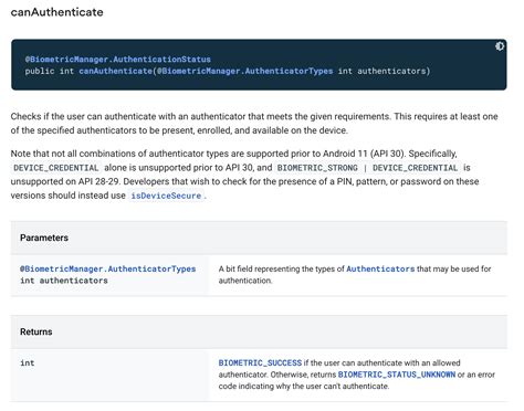 Local Auth Android Non Biometrics Authentication Will Not Work On Android And Below It