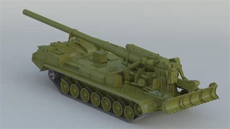 2s7 Pion 3d Model By Frezzy