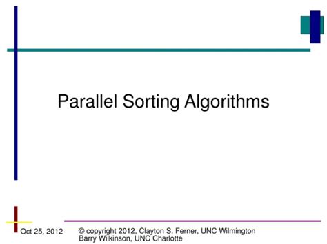 Ppt Parallel Sorting Algorithms Powerpoint Presentation Free Download Id9233027