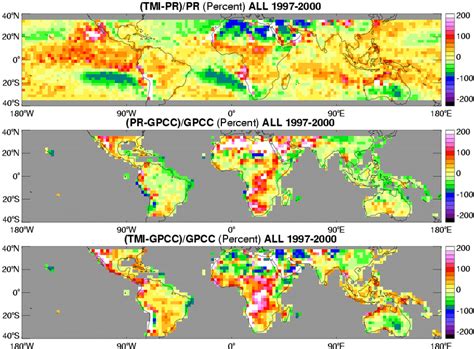 The Measurement Bias Of The Trmm Precipitation Radar Pr Middle Panel