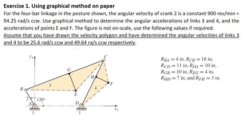Exercise 1 Graphical Method Please Using The Graphical Method On Paper Determine The Angular