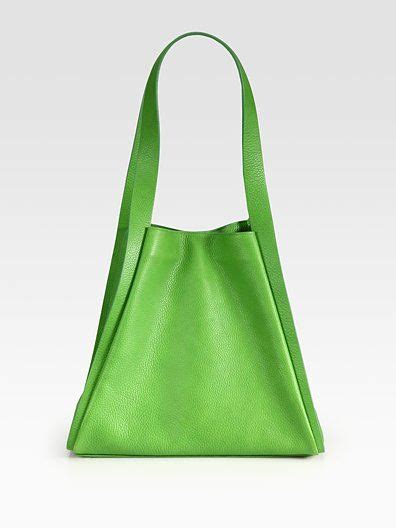 Akris Alex Cervo Tote In Lime Green Bags Tote Minimalist Bag