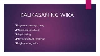 Kahulugan At Kalikasan Ng Wika Republic Of The Philip - vrogue.co