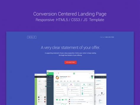 material design landing page webdevsupply