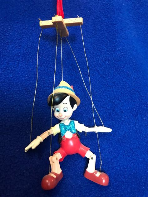 Pinocchio Marionette Puppet Disney Sketchbook Ornament 2003 Rare Please